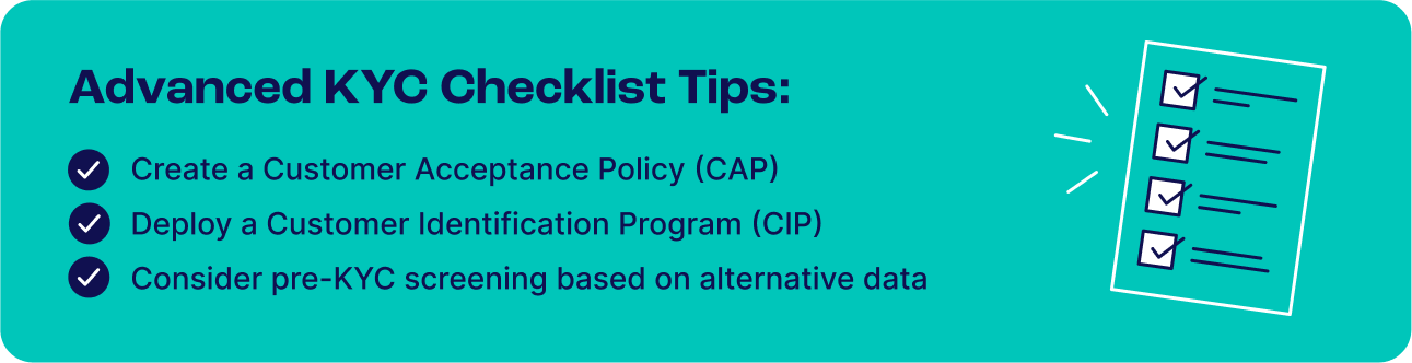 KYC Checklist: Template Guide for Your Business | SEON
