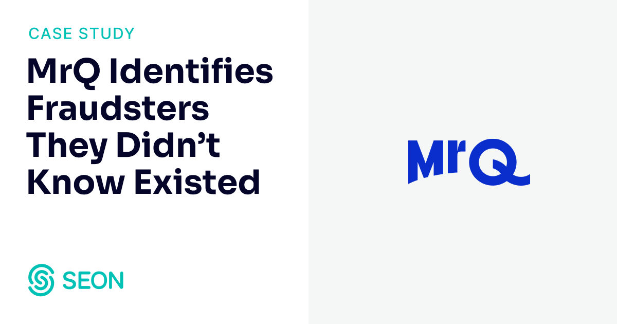 MrQ Detects Hidden Fraud with SEON’s Device Intelligence